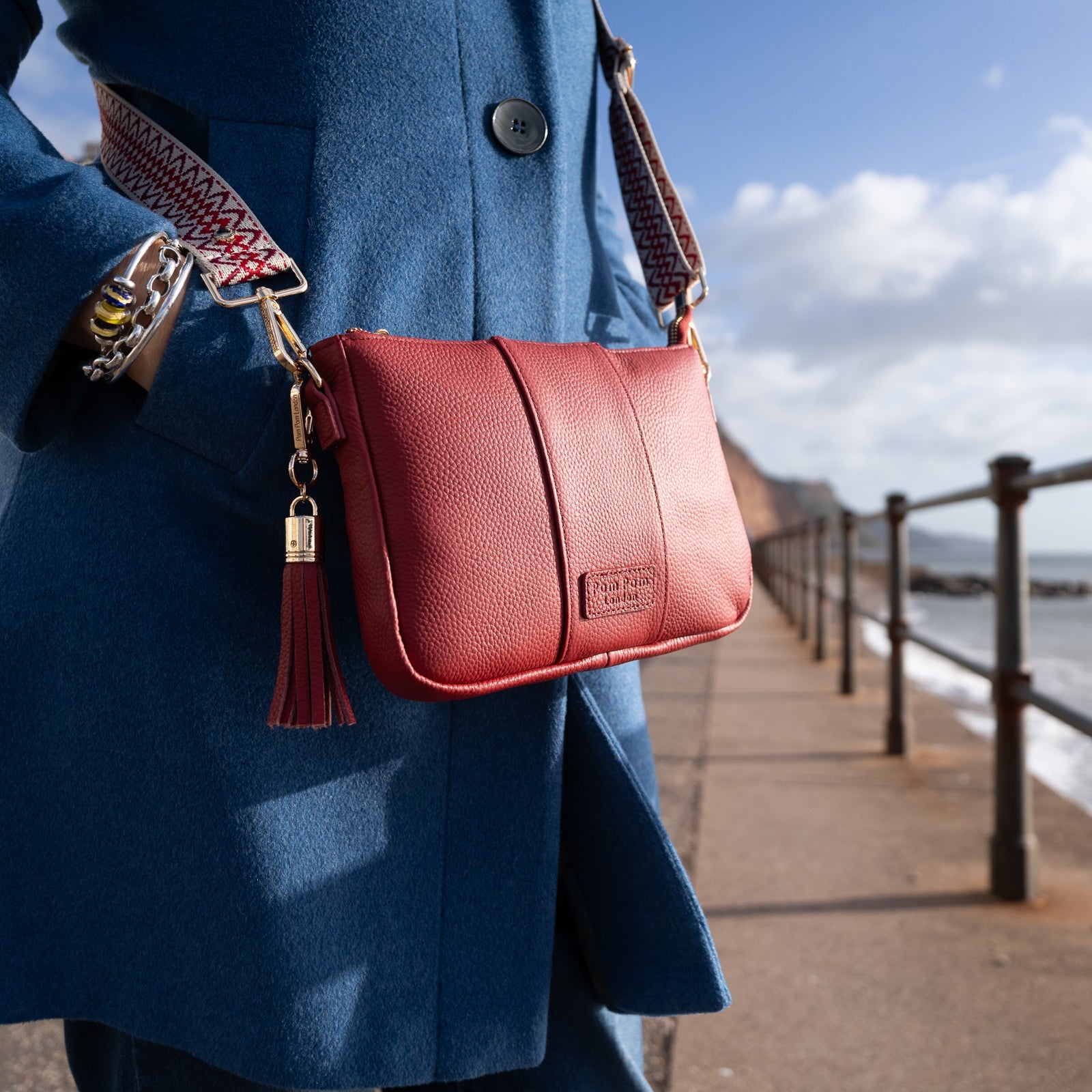 Pom Pom London Bags — Colourful Leather with Interchangeable Straps ...